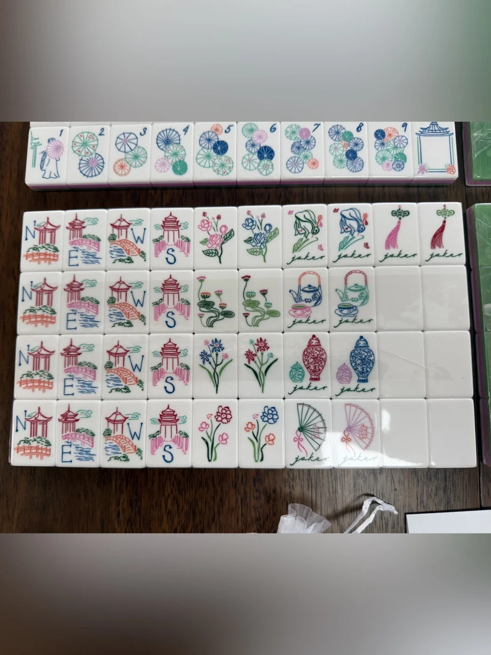 miss mahjong | Games | Authentic Bnwt Miss Classic Home Mahjong Set ...